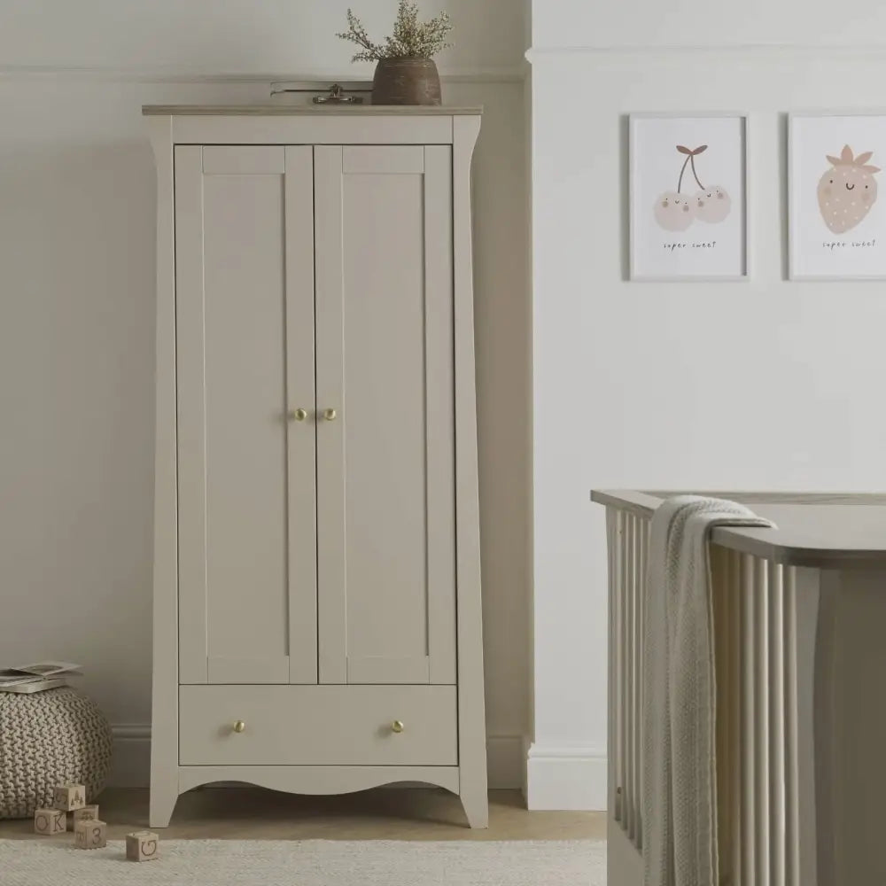 Cuddle Co Clara Wardrobe - Cashmere & Ash - Baby – Baby Boutique UK